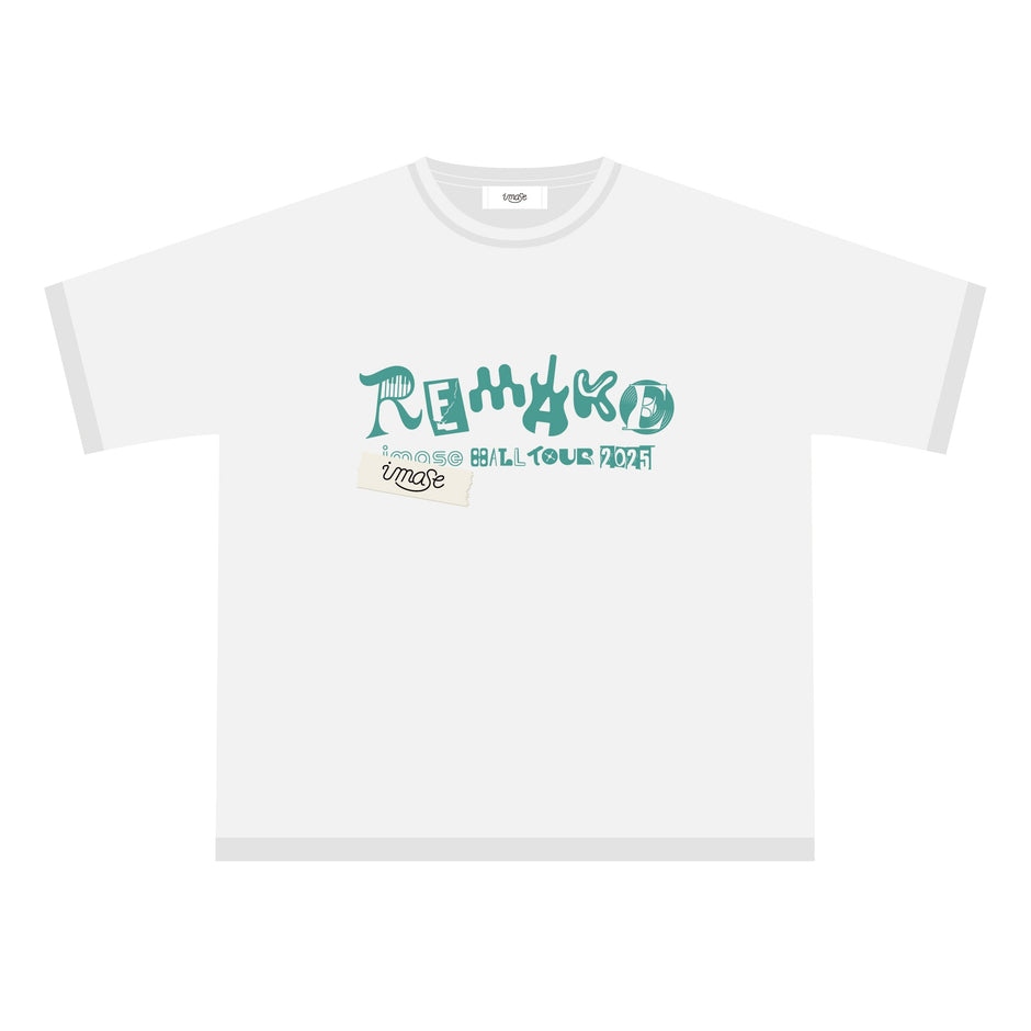 Remake T-SHIRTS / WHITE – imase Official Store by UNIVERSAL MUSIC STORE